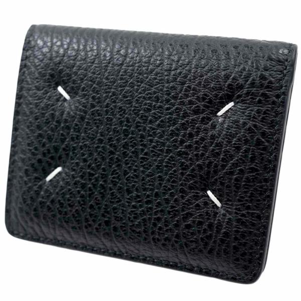 ■商品名 メゾンマルジェラ 財布 Maison Margiela レディース メンズ ユニセックス 二つ折り財布 ミニ財布 ブラック S56UI0140P4455T8013■カラー ブラック■素材 エンボス加工グレインレザー（牛革）■サイズ...