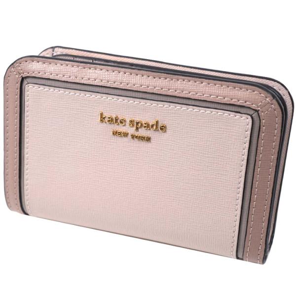 ■商品名 ケイトスペード 二つ折り財布 レディース ピンク KATE SPADE MORGAN CROSSHATCHED LEATHER PALE DOGWOOD MULTI K8965 650■カラー ピンク■素材 レザー■サイズ 高さ：...