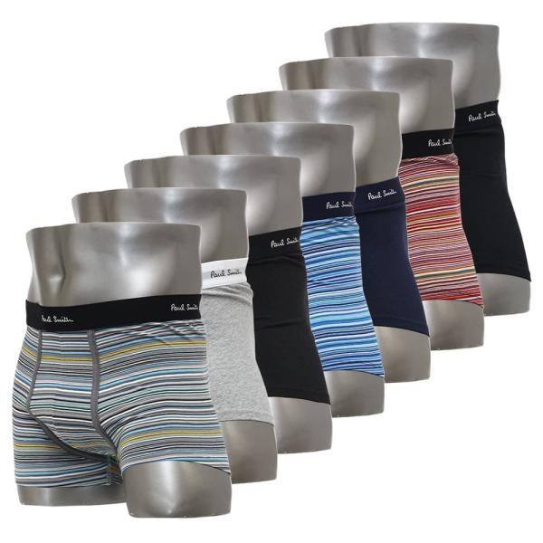 ■商品名 ポールスミス ボクサーパンツ 7枚セット 前閉じ 7枚組 Paul Smith Men's Trunk 7pack Black multi Cotton/Spandex S/M/Lサイズ M1A-914C-A7PCK201A■カラ...