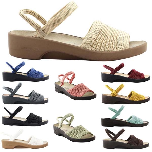 ■サイズ 35(約23cm) / 36(約23.5cm) / 37(約24cm) / 38(約24.5cm) / 39(約25cm)  幅：3E相当（アッパーの素材に伸縮性あり）  重さ：約175g (24.0cm片足)  ヒールの高さ：約...