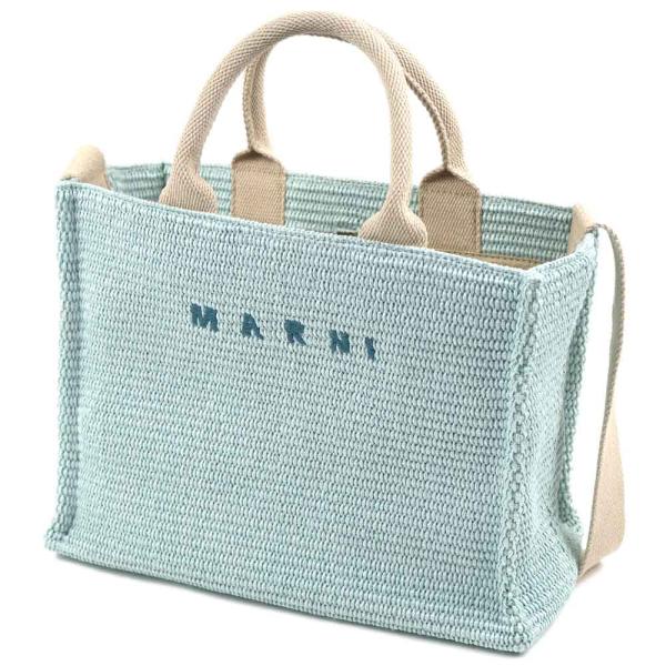 ■商品名 マルニ バッグ MARNI レディース ハンドバッグ トートバッグ かごバッグ 2WAY ショルダーバッグ SHMP0077U0 P3860 00V18■カラー ライトブルー / ベージュ■素材 本体 52%綿 48%ナイロン /...