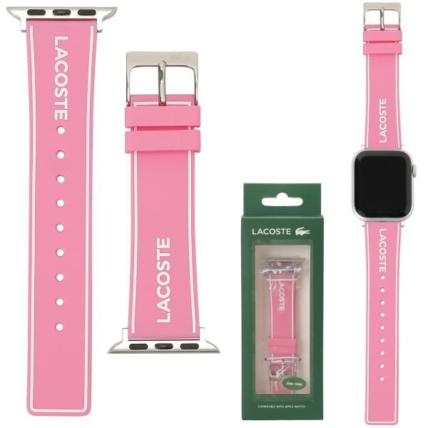 ■メーカー型番 2050038■カラー ストラップベルト：ピンク/ホワイト / バックル金具：シルバー■サイズ Apple Watch対応 38mm/40mm/41mmケース用 / ベルト幅:約2cm / ベルト長さ:12時側 約7.3cm...