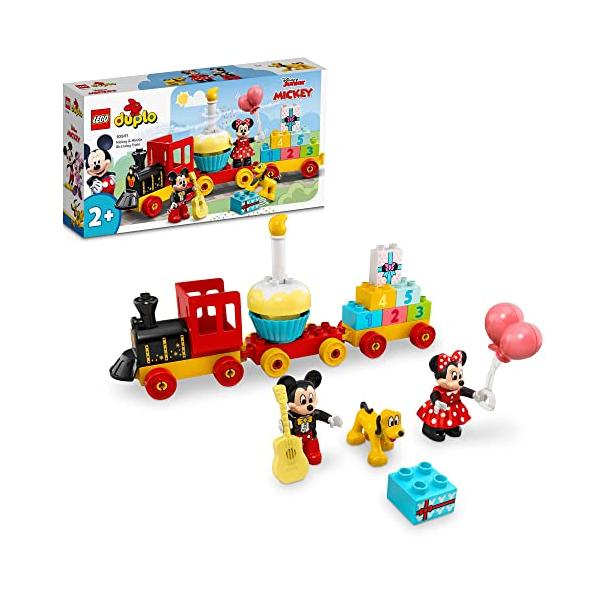 ミッキーとミニーのバースデーパレードマルチカラー/-/10941・Style:ミッキーとミニーのバースデーパレード・パッケージ個数:1・3段の組み立て式トレイン、ロウソクの付いたケーキ、5段の積み上げ式数字ブロックで構成された建設玩具。・ト...