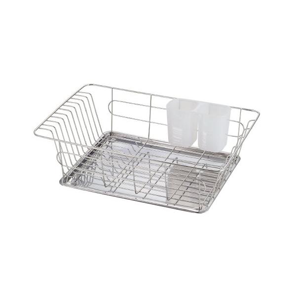シルバー/幅420×奥行285×高さ120mm/HW-7331・PatternName:水切りかご・パッケージ個数:1・メーカー型番:HW-7331・サイズ:(約)幅420×奥行285×高さ120mm・重量:(約)840g・材質:本体・トレ...