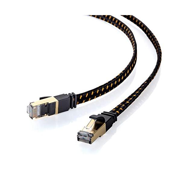 レッド/3m/KB-T8MEFL-03BK・Size:3m・パッケージ個数:1・次世代イーサネット40GBASE-T（40Gbps）、25GBASE-T（25Gbps）に完全対応します。・エンハンスドカテゴリ5の20倍、カテゴリ6の8倍の伝...