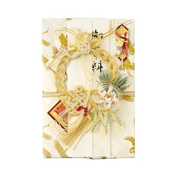 吉祥イエロー/150×225mm/キ-663・Style:吉祥・パッケージ個数:1・松竹梅・鶴亀の吉祥文様が格調高い、伝統のかたちに添った重厚感ある大判タイプの金封です。・【用途】婚礼・一般御祝・目録 【金額の目安】5万円~300万円くらい...