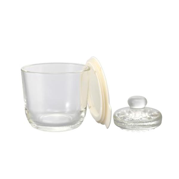 ワイドオフホワイト/500mL/GTK-S-OW・パッケージ個数:1・本体サイズ:幅11.6×奥行11×高さ9.8cm・本体重量:770g・材質:耐熱ガラス、ホウケイ酸ガラス、ポリプロピレン、シリコーンゴム・生産国:本体・重石生産国:日本、...