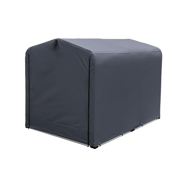 本体グレー/3台用/ACI-3SLG・Color:グレーSize:3台用Style:本体・パッケージ個数:1・セット内容：ビス×22本(予備2本)、テント生地×1枚、ゴムバンド×13本 【ストレートパイプ】長×2本、短×8本、短(両端長穴付...