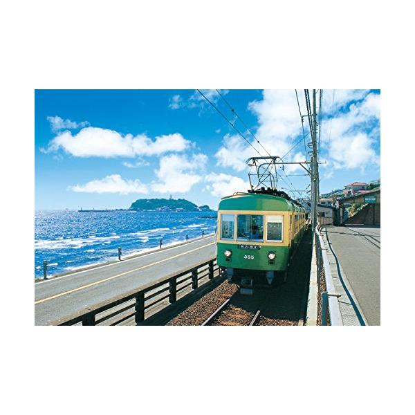 300ピース海岸沿いを走る江ノ電/26×38cm/26-230・Color:海岸沿いを走る江ノ電・「鉄道の旅」シリーズ・江ノ島電鉄株式会社承認済み