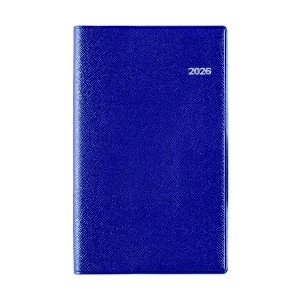 ブルー(週間レフト)/-/155・Color:ブルー(週間レフト)・パッケージ個数:1・【商品詳細1】サイズ：幅8.9×高さ14.5cm　　【記入欄】●月間ページ…ブロック式　●週間ページ…レフト式　◇日曜始まり　　【掲載期間】月間ページ：...