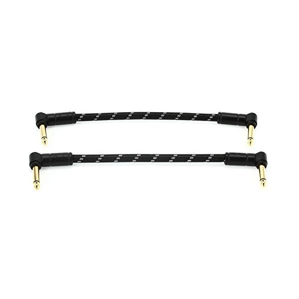 L/Lブラックツイード(2パック)/6'/990820087・Size:6'Style:L/LColor:ブラックツイード(2パック)・パッケージ個数:1・コネクター:1/4インチ(ストレート-ストレート型/ストレート-L字型/L字-L字型...