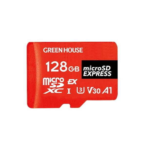 グリーン/128G/GH-SDM-DEXA128G・Size:128G・パッケージ個数:1・高速インターフェースPCleを採用のハイスピードモデルSmicroSD EXPRESS。Nintendo Switch 2対応 ゲームデータの保存に...