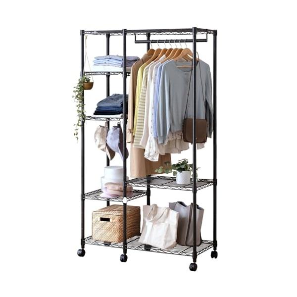 棚付きブラック/幅80cm×1段棚付き/NO1018-WR・Color:ブラックSize:幅80cm×1段棚付き・パッケージ個数:1・本体サイズ(約):幅98.5×奥行46×高さ179cm・本体重量(約):18kg・全体耐荷重(約):380...