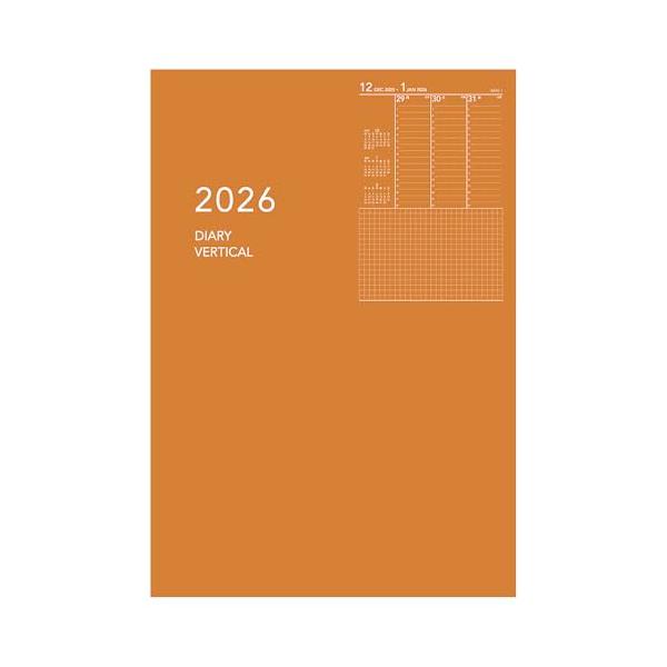 オレンジ/A5/E8155・Size:A5・パッケージ個数:1・時間管理がしっかりできる。・【レイアウト】ウィークリー バーチカル 【カラー】オレンジ・【本体サイズ】208×141×6mm 【中身サイズ】A5対応サイズ 208×141mm ...