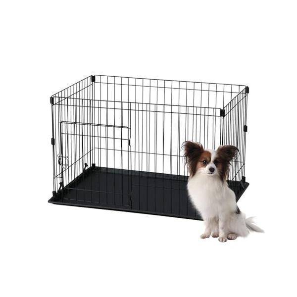 小型ブラック/小型犬用(ベーシック)/-・Color:ブラック・パッケージ個数:1・本体サイズ (幅X奥行X高さ) :90×60×55.2cm・本体重量:6kg