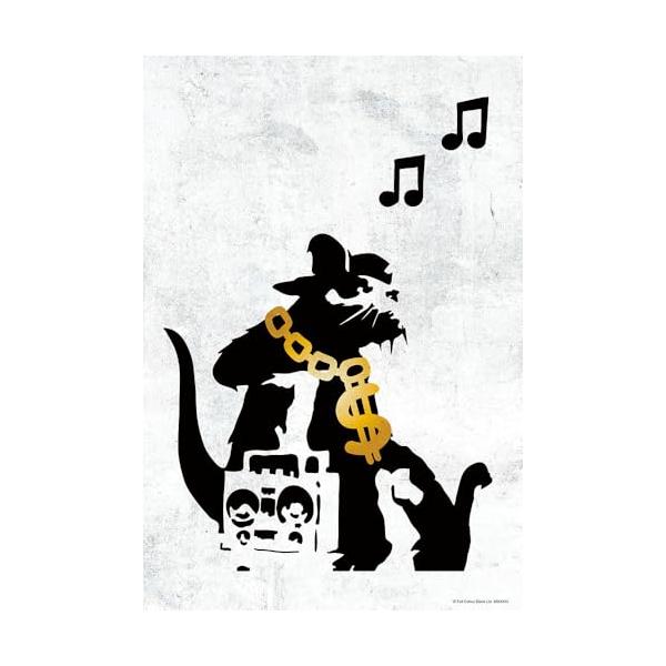 カラフル/-/-・BANKSY'S GRAFFITI・バンクシー作品に頻出するモチーフであるネズミを主役とした作品です。・パズルの裏面には、3つのアートとそれに対応した文字が印刷され、組み始める前にピース分けをすると、組みやすくなります。・...