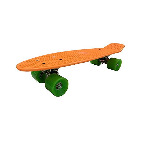 オレンジ/55.88 x 15.24 cm/LBST0016・Color:オレンジ・パッケージ個数:1・Deck: 22. x 6(約55.88ｘ15.24cm) PP Board ( honeycomb style)・Truck: 3.2...