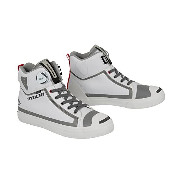 ツーリングTECH WHITE/23.5 cm/RSS011・Color:TECH WHITESize:23.5 cm・アッパー内部にはTAICHIオリジナルの防水・透湿素材ドライマスターを採用し、全天候での使用に対応。表地にはカジュアルな...