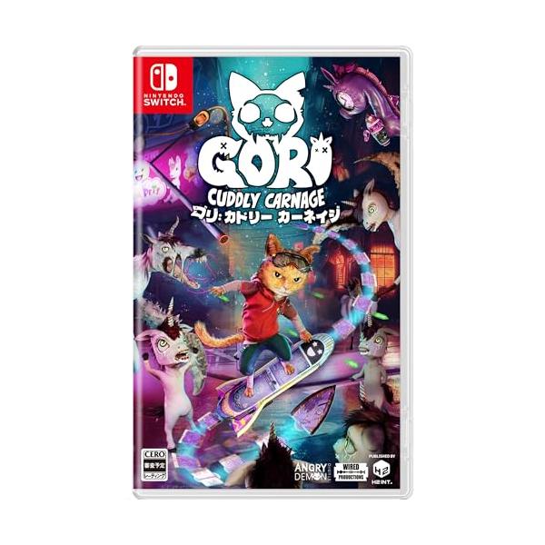 PlatformForDisplay:SwitchEdition:限定なし・パッケージ個数:1・Cute or Die！・激しい破壊と過激なバトルが魅力の「Gori: Cuddly Carnage」にオリジナルアイテムをセットしたパッケージ...
