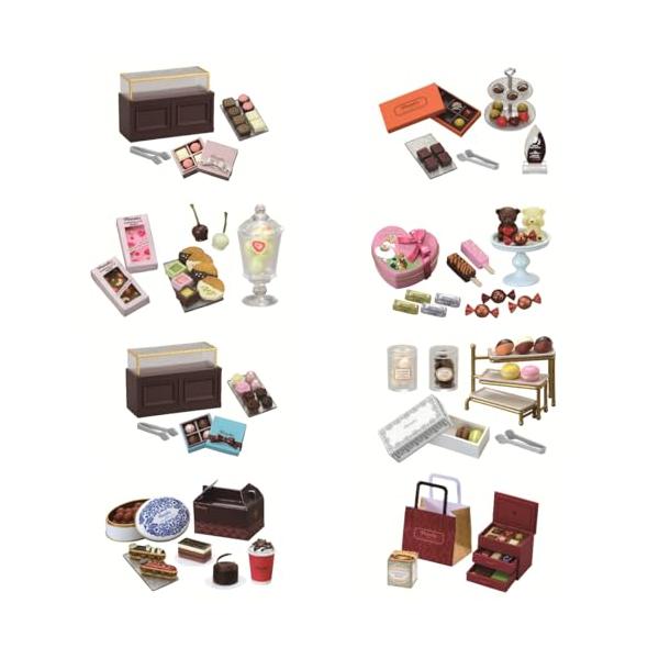 -/H115×W70×D50mm/Re-Ment - Petit Chocolaterie・パッケージ個数:1・商品サイズ：約H115×W70×D50mm
