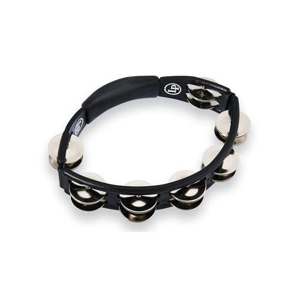 手持ち黒/スチール/-/LP150・Color:黒/スチールStyle:手持ち・パッケージ個数:1・人間工学的にデザインされた、使いやすく丈夫なタンバリン・パテントをとった形状は自然な腕の動きにフィットする