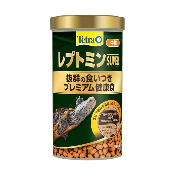 中粒-/160g/-・Size:160gStyle:中粒・●天然エビを贅沢に配合したプレミアムフード。・●ビタミンA配合で「健康で澄んだカメの瞳」を維持し、カルシウム・ビタミンD3強化配合で「丈夫で美しいカメの甲羅」を維持します。・●食物繊...