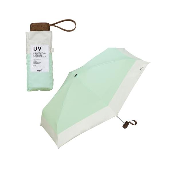 【通常】47cmタイプミント/親骨：47cm/801-16702-102・Color:ミントStyle:【通常】47cmタイプ・パッケージ個数:1・【コンパクトさを追求】SNSで話題！完全遮光100％折りたたみ日傘。 切り継ぎデザインがシン...