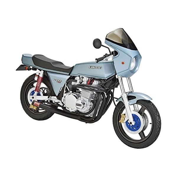 組み立て成形色/-/44・パッケージ個数:1・組み立て塗装が必要なプラモデル。別途、接着剤や工具、塗料等が必要。・1/12スケール未塗装プラスチック組み立てキット・Z1-Rをベースにフルカスタムされたバイクをモデル化・80年代後半から90年...