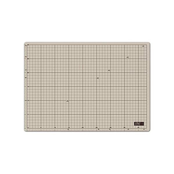 2.0mm厚/両面ソフトグレー、ブラウン/長さ45 x 幅32 cm/135B・Size:長さ45 x 幅32 cmStyle:2.0mm厚/両面PatternName:単品・パッケージ個数:1・ソフトな刃当たりで快適なカッティングを実現す...