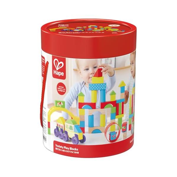 -/-/E8866・PatternName:遊び方いっぱいカラフルつみき・対象年齢：1.5才以上