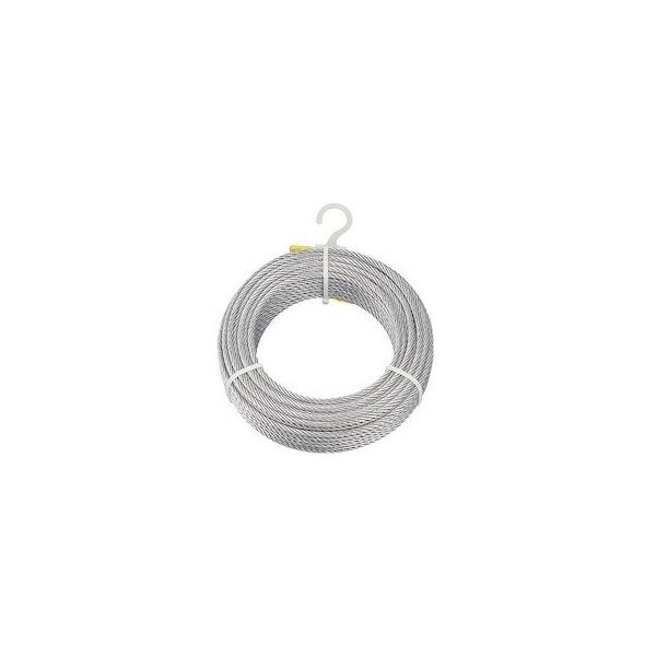 50m-/Φ4mm/CWM4S50・Size:Φ4mmStyle:50mPatternName:単品・パッケージ個数:1・ロープ径(mm):4・長さ(m):50・使用荷重(kg):140・亜鉛メッキ付ワイヤロープの構造:3mm 6×7、4m...