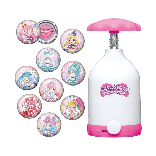 可愛い (Kawaii)マルチカラー/小さい/148124・『Canバッチgood!（カンバッチグ−）』より、歴代プリキュアの缶バッチが10個つくれちゃう「Canバッチgood! わんだふるぷりきゅあ！セット」が登場！・透明シートとデザイン...