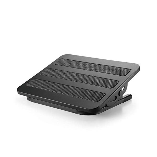 ブラック/約幅380×奥行300×高さ80mm　※水平時/PCA-FR01BK・パッケージ個数:1・詳しくは「商品の仕様」「商品の説明」をご確認ください。・足を乗せることでデスクワーク時の姿勢改善、足への負担を軽減できるフットレストです。・...