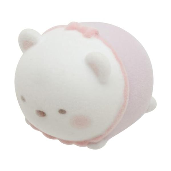 しろくま/H2.5cm/AB16701・Color:しろくま・【サイズ】約25×30×35mm・【素材】ATBC-PVC・【その他】フロッキー加工