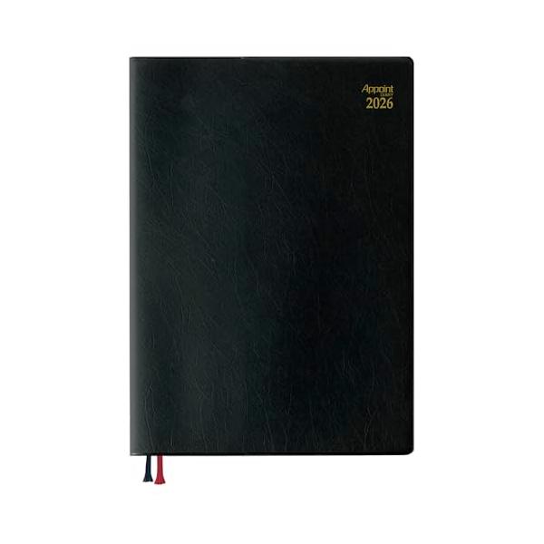 ブラック/A5/E1041・Size:A5・パッケージ個数:1・時間管理がしっかりできる。平日重視タイプ。・【レイアウト】ウィークリー バーチカル 【カラー】ブラック・【本体サイズ】216×151×13mm 【中身サイズ】A5判 210×1...