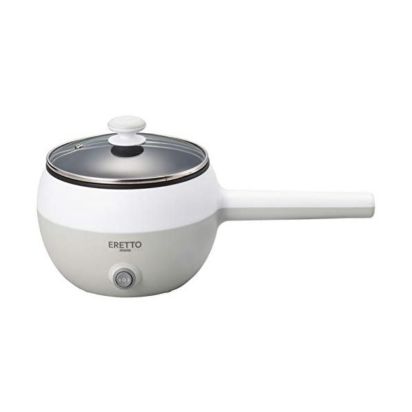 ホワイト/35×20.5×16.5cm/ET-102・パッケージ個数:1・サイズ(約):355×193×176mm・本体重量(約):810g・素材・材質:本体/ポリプロピレン、フタ/強化ガラス、内鍋部/18-8ステンレス(表面:ふっ素樹脂塗...