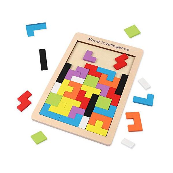 -/-/TTRIS40・40個のカラフルな木製ピースを組み合わせて、様々な図形作りやトレイへの型はめに挑戦するパズルゲームです。 ピースを組み替えて決められた図形を完成させたり、新たな図形を作り出したりと遊び方も自由！・楽しく遊びながら、お...
