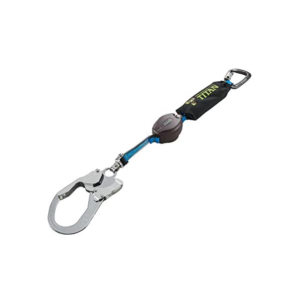 シングルストラップ部分:青/使用質量130kg/HL-HS-130・Style:シングル・パッケージ個数:1・種類：フルハーネス型 / 胴ベルト型　兼用・種別：第一種（4kN）・使用可能な質量：130kg・重量：約700g（シングル）