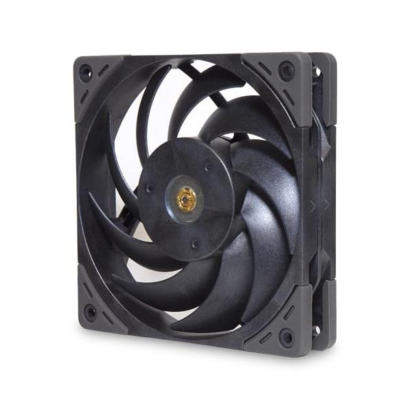 ブラック/-/GT1225FD20-P・パッケージ個数:1・剛性/耐熱性/制振性が強く、高精度の成形が可能な液晶ポリマー（LCP）をブレードとフレームに採用・Nd-Fe-B強力マグネットで軸ブレを抑制。超長寿命とあらゆる角度の使用でも高い安...