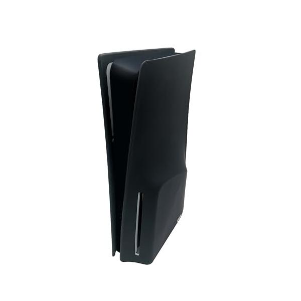 シリコンカバー(通常版)シリコンカバー/PS5 Slim用/ALG-P5NSCNBK・【本体をキズやほこりから守る】高品質なシリコンを使用しており、ほこりや外部からのキズができるのを防いでくれます・【カバーをつけても機能性はそのまま】通気性...