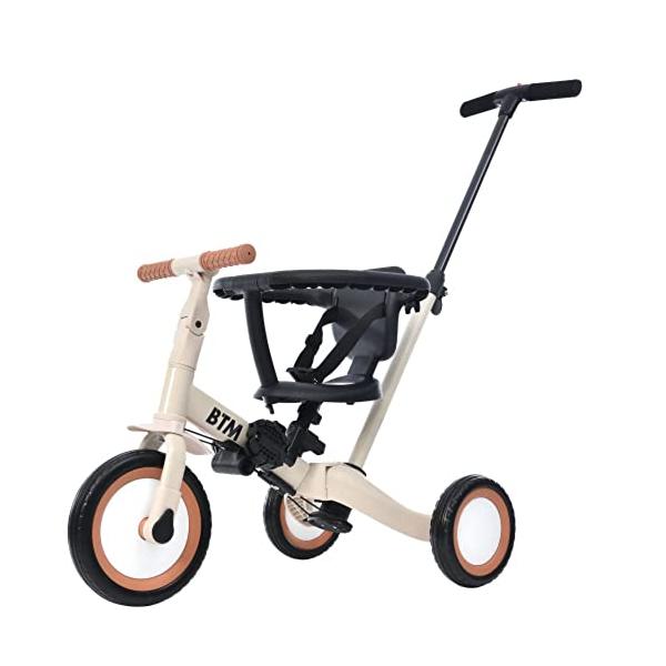 4in1ベージュ/71*51*52/-・Color:ベージュStyle:4in1・三輪車サイズ：71*51*52CM，ハンドルの高さ：47.2-50.2CM，サドルの高さ：32-35CM，サドルのサイズ：22*13.5CM 材質 車体：スチ...