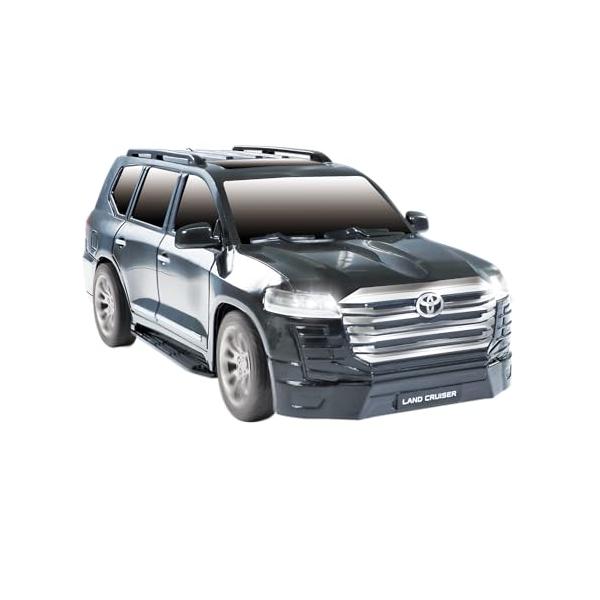 ランドクルーザーブラック/約W7×H17×D16.5cm/4029・Color:ランドクルーザーブラック・パッケージ個数:1・TOYOTAの大人気車種ランドクルーザーのフォルム＆動きをラジコンで再現しました。公式ライセンス認証。サイズ：約W...