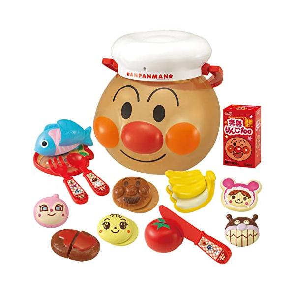 単品-/20.3 x 20.6 x 24.6 cm/179441・Style:単品・パッケージ個数:1・(C)やなせたかし/フレーベル館・TMS・NTV・素材:プラスチック・生産国:中国・アンパンマンのお顔のケースにたべものがいっぱい・アン...