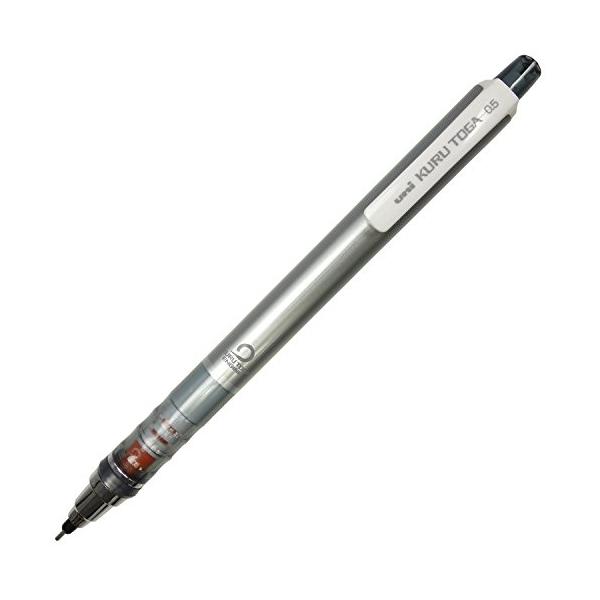 1本シルバー/0.5mm/M54501P.26・Color:シルバーSize:0.5mmStyle:1本・パッケージ個数:1・型番:M54501P.26・ノック式 / シャープ消しゴム付 / クルトガエンジン搭載・芯径:0.5mm・重量:9...