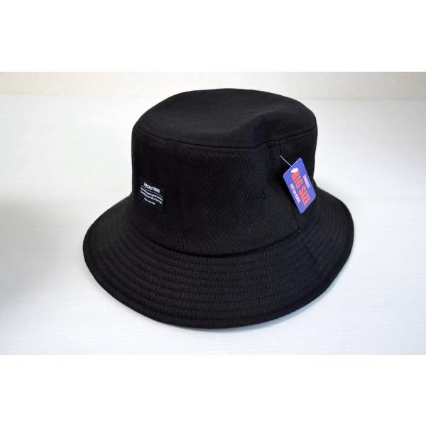 【品 名】大きいサイズ コットン バケットハット 頭周61ｃm 10556BIG サファリ アドベンチャーハット総裏付き　ワッペン付き【カラー】ブラック（コットン１００％）【サイズ】男女兼用 頭周り６１ｃｍ つばｘ５ｃｍ 深さｘ９ｃｍ新品未...