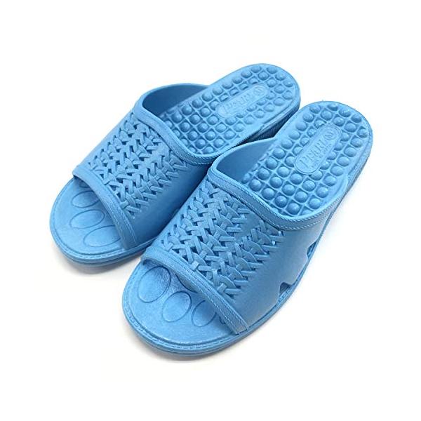 スリッパブルー/22.0 cm/400873・Size:22.0 cmColor:ブルー・パッケージ個数:1・表面素材：PVC・底素材：PVC・生産国：日本