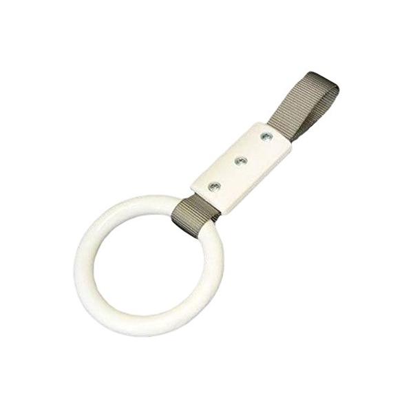 ホワイト/-/BG-831・パッケージ個数:1・生産国:台湾・材質・素材:合成樹脂他・全長:全長:約250mm、リング直径:約107mm、ベルト幅:約25mm