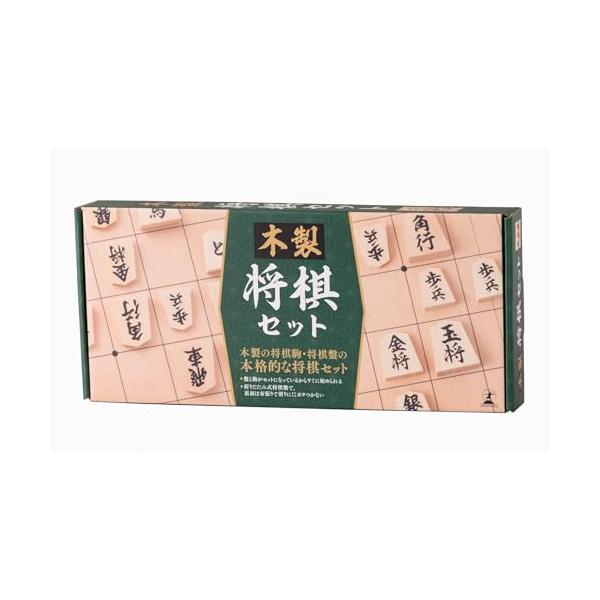 木製 将棋セット/-/479207・本格的な木製の将棋駒と将棋盤のセットです。・将棋盤サイズ:34.6×31.4cm 折りたたみ式 (裏面は布張り)・セット内容: 将棋駒40枚 余り歩1枚 折りたたみ式将棋盤1枚 駒入れ1組 説明書1枚・対...
