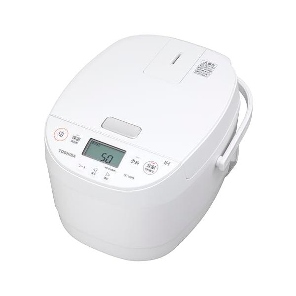 5.5合/IH/ホワイトホワイト/(5)IH式/RC-10HR(W)・パッケージ個数:1・?備長炭ダイヤモンド釜外面には遠赤コート、内面には遠赤の高い備長炭と熱伝導率の高いダイヤモンドをコーティング。お米の芯まで熱を伝えるから、ふっくら炊き...