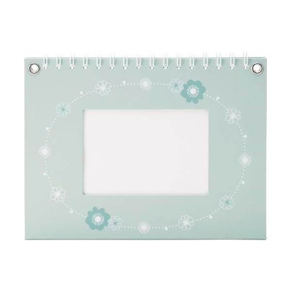 写真用グリーン/本体：23×18×2cm/092127・Style:写真用・パッケージ個数:1・収納しながら飾ることもできる3WAYアルバム・1枚を表紙に入れて額縁風にかざれる・2L判サイズポケット×20枚（12.7×17.8cmまで対応）...
